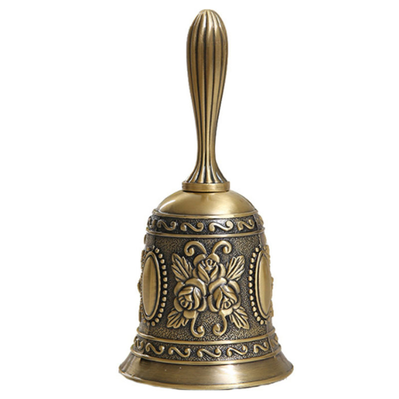 Antique Hand Bell Call Bell Multi-Purpose Bells fo... – Grandado
