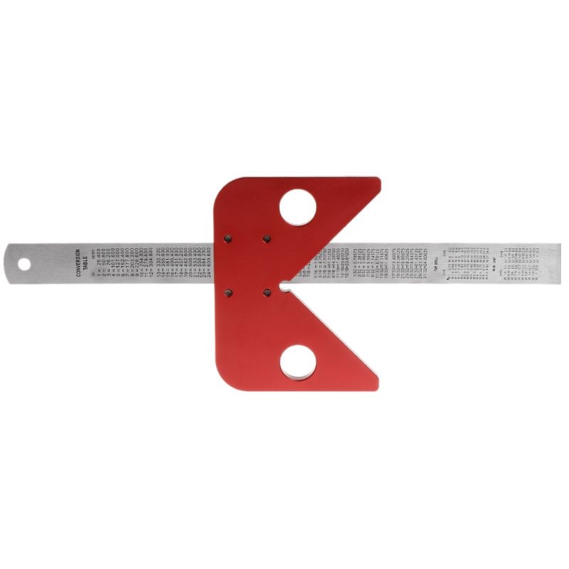 45 Degree Scriber Round Center Line Drawing Ruler ... – Grandado