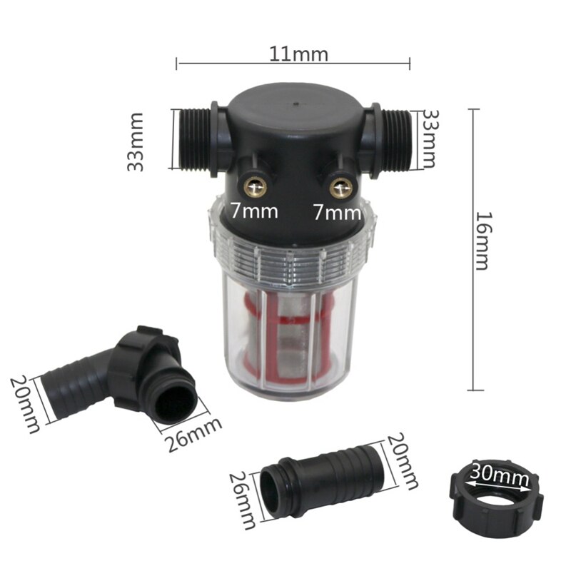 20MM 50 Mesh Stainless Steel Large Flow Visible Fi... – Grandado