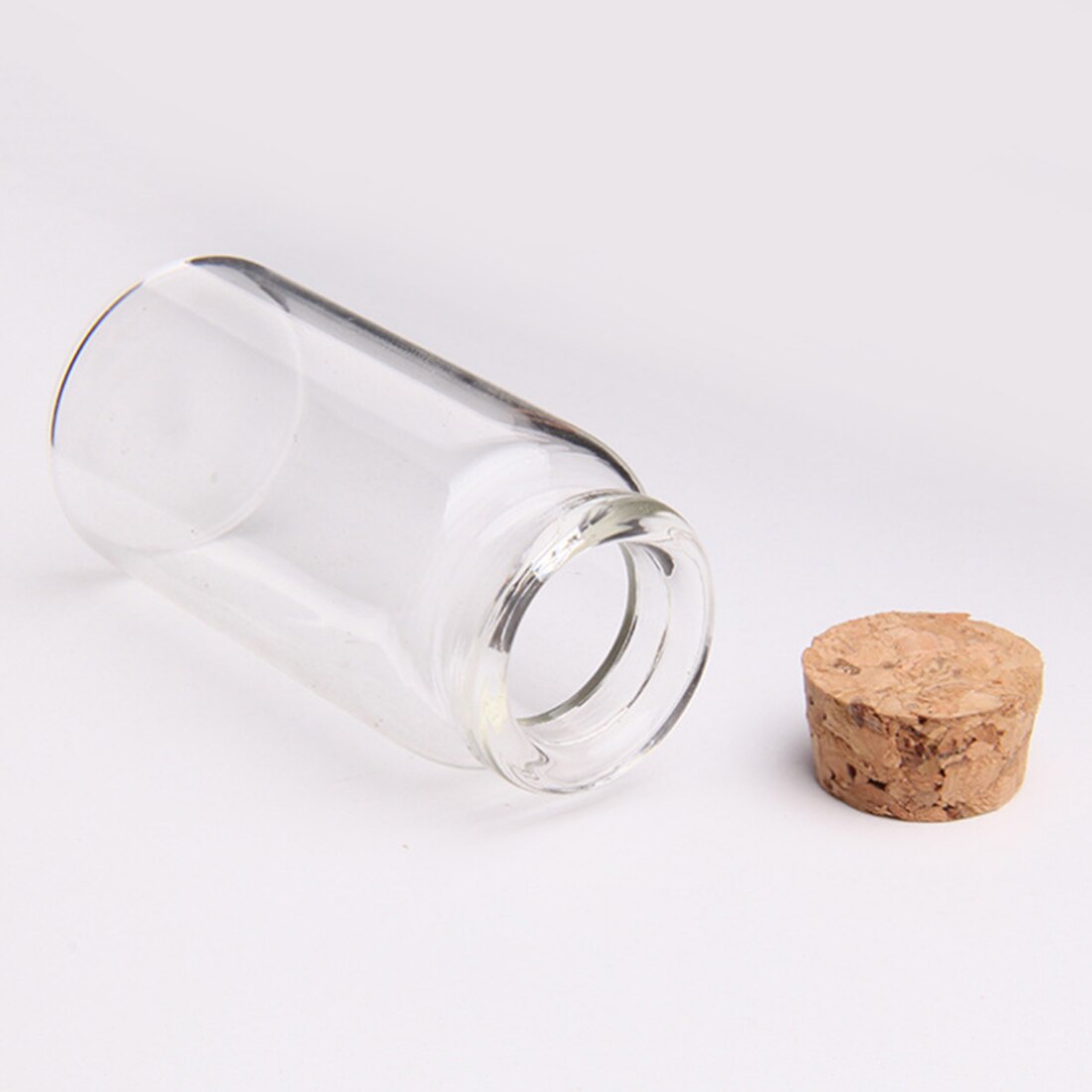 2Pcs 30*60MM 25ML Glass Bottles Wishing Bottle Empty Sample Storage ...