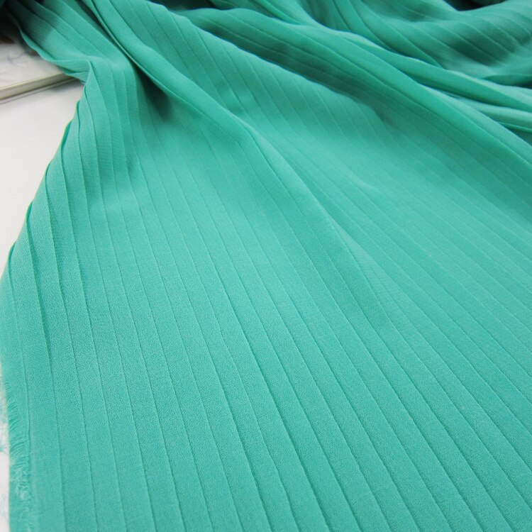 3 Meters 150CM 59" Wide green Ruffled Pleated Chif... – Grandado