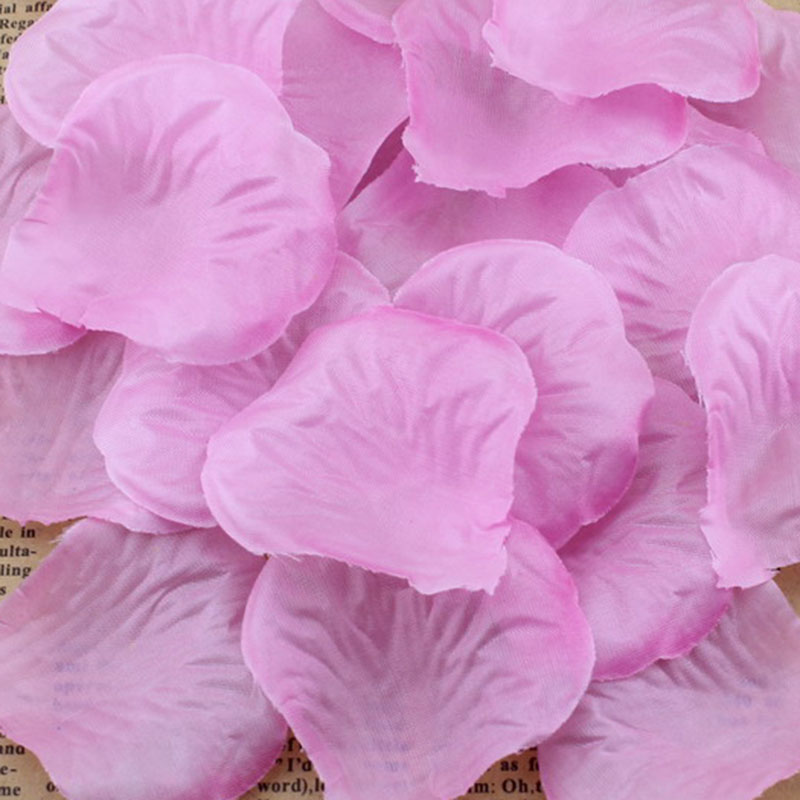 Pink Color Silk Rose Flower Petals Wedding Birthda... – Grandado