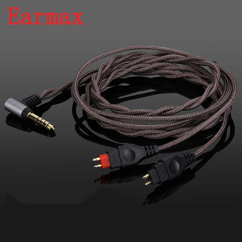 Earmax 4,4mm Kopfhörer Kabel OCC Silber Überzug HIFI Audio- Aux Kabel ...