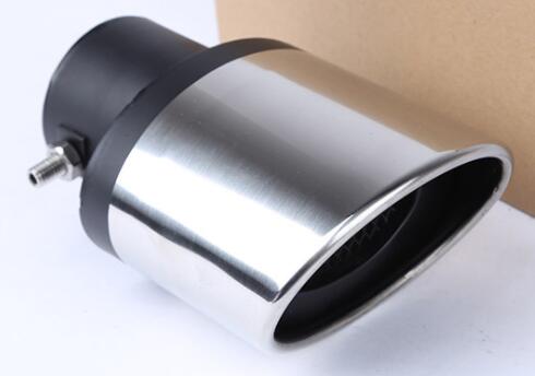 Car Auto Round Exhaust Muffler Tip Stainless Steel... – Grandado