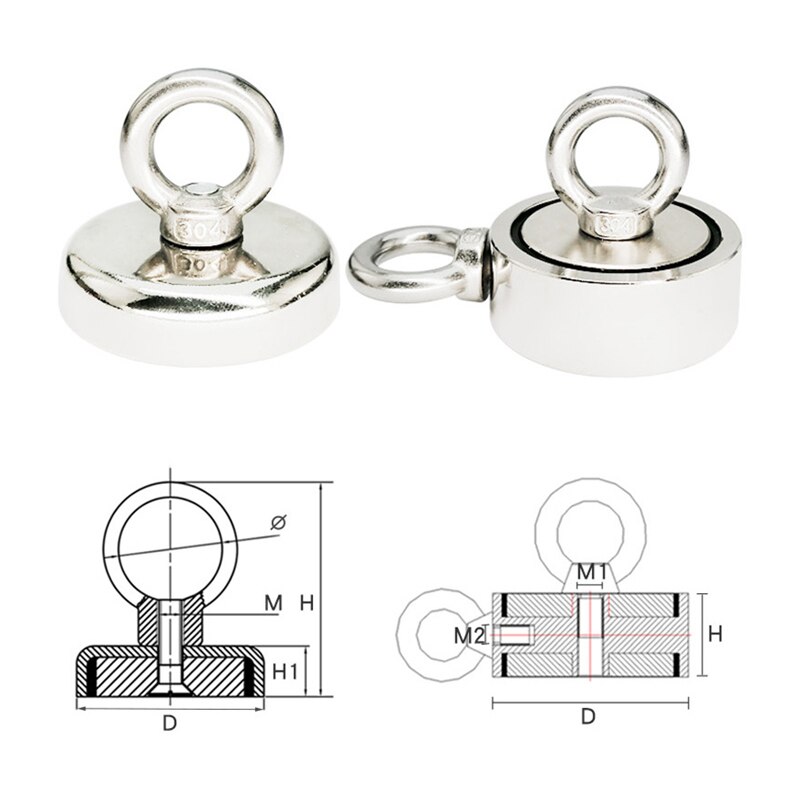 1Pcs Super Sterke Magneet Vissen Krachtige Magneti... – Vicedeal