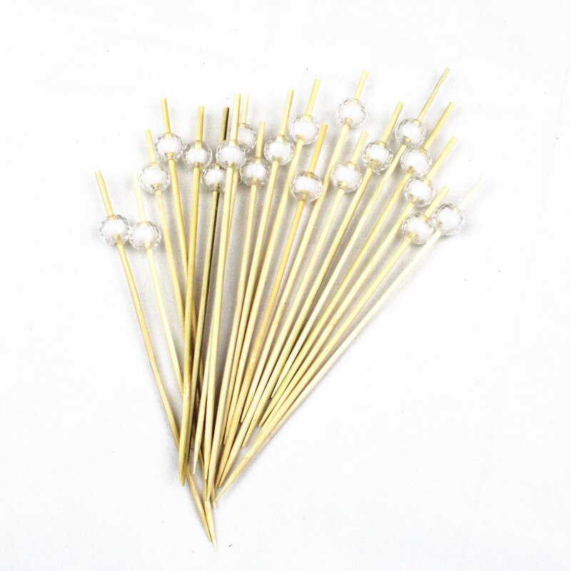 100Pcs 12Cm Acrylic Beads Fruit Fork Sticks Buffet... – Grandado