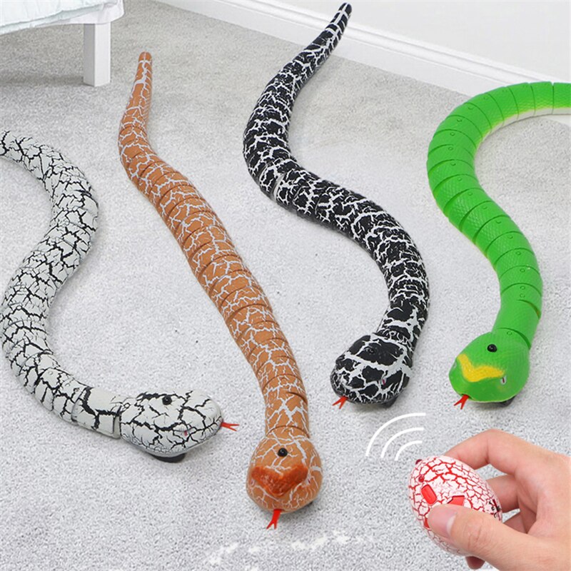 Infrared Remote Control Snake RC Rattlesnake Viper... – Grandado