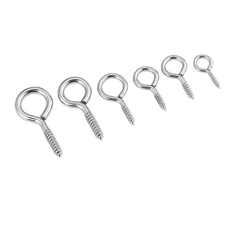 100 Stuks Schroef Haken Plafond Haken Haak Schroev... – Vicedeal