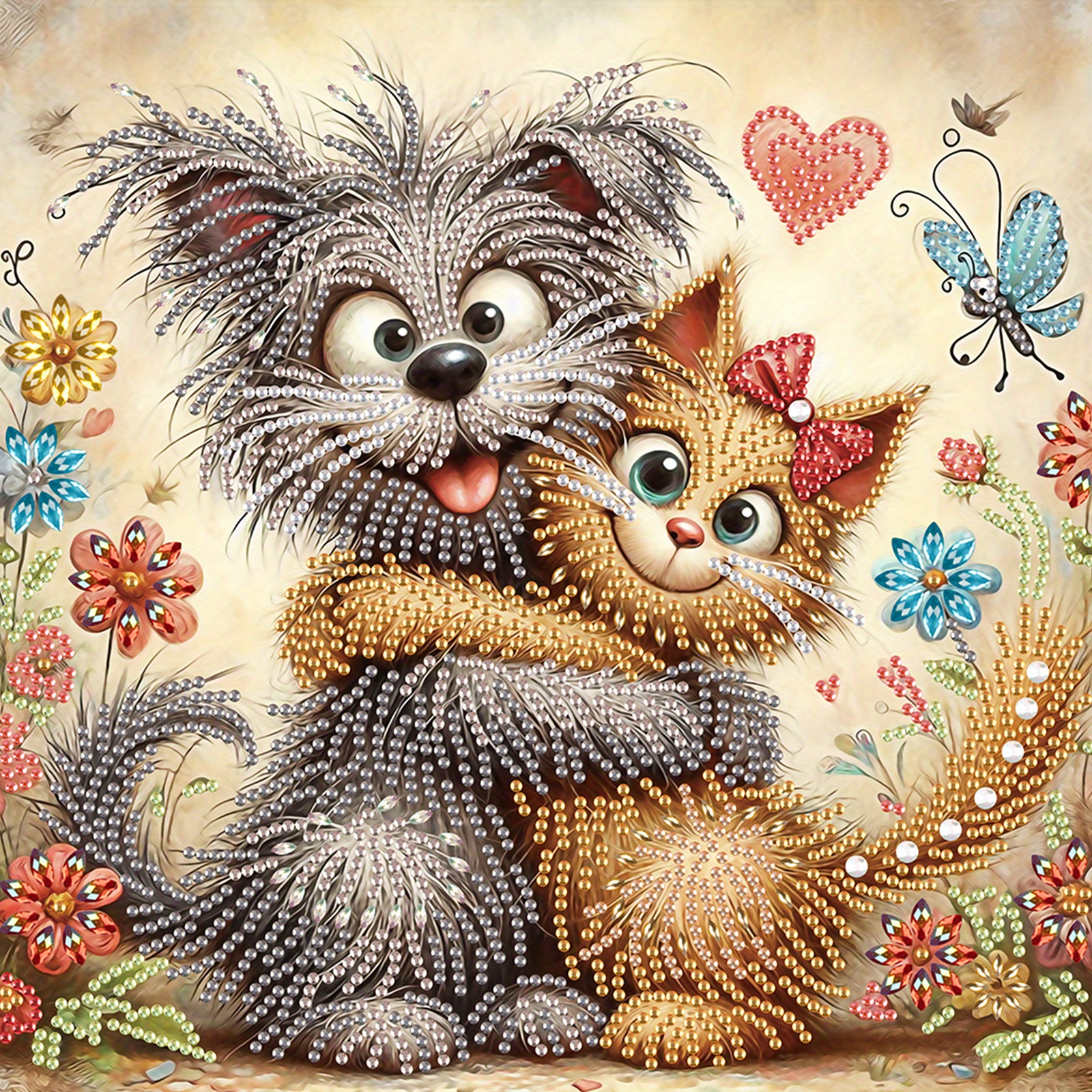 DIY Dogs and cats 5D Special Shape Diamond Art Kit... – Grandado