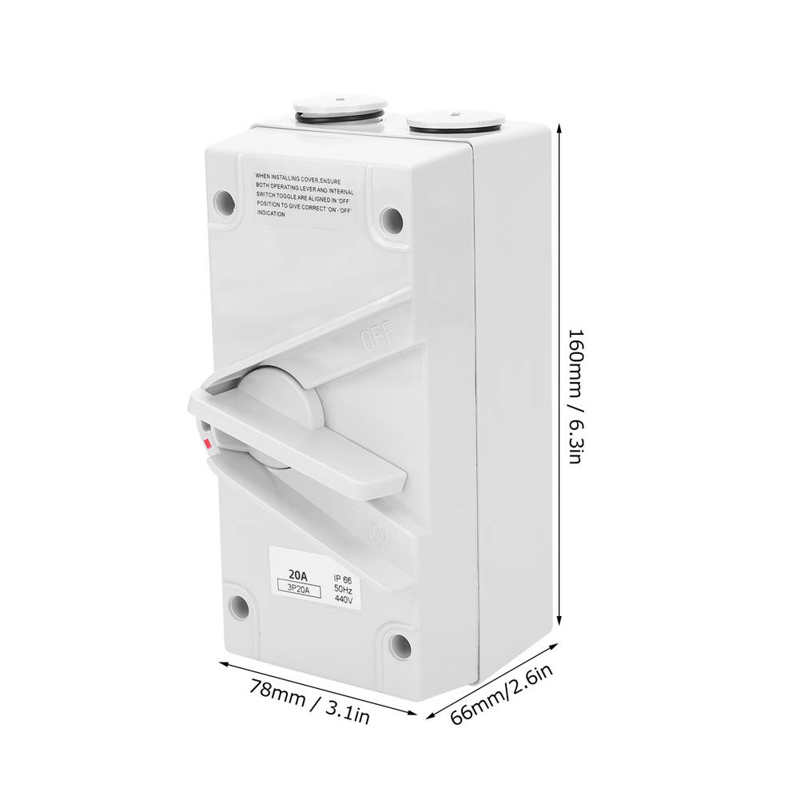 Waterproof Isolator Switch Isolator Switch Dustpro... – Grandado