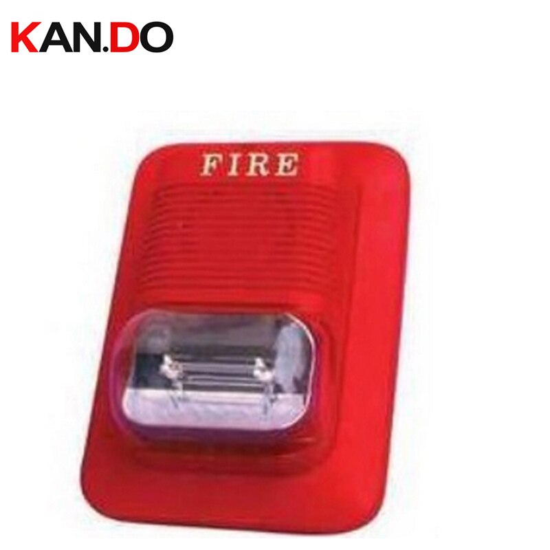 911 24V alarm wired Siren Wired Siren with Red Fla... – Vicedeal