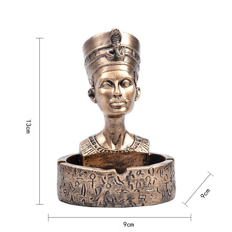Egyptische Figuur Asbak Schattige Hars Ambachten H... – Vicedeal