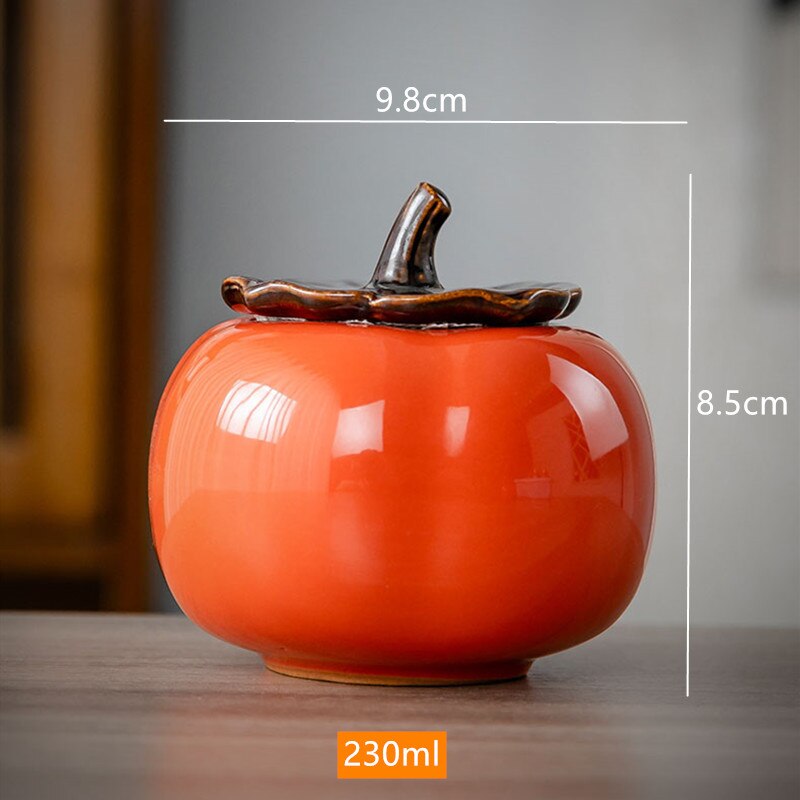 Portable Mini Persimmon Tea Caddy Travel Sealed Ce... – Vicedeal