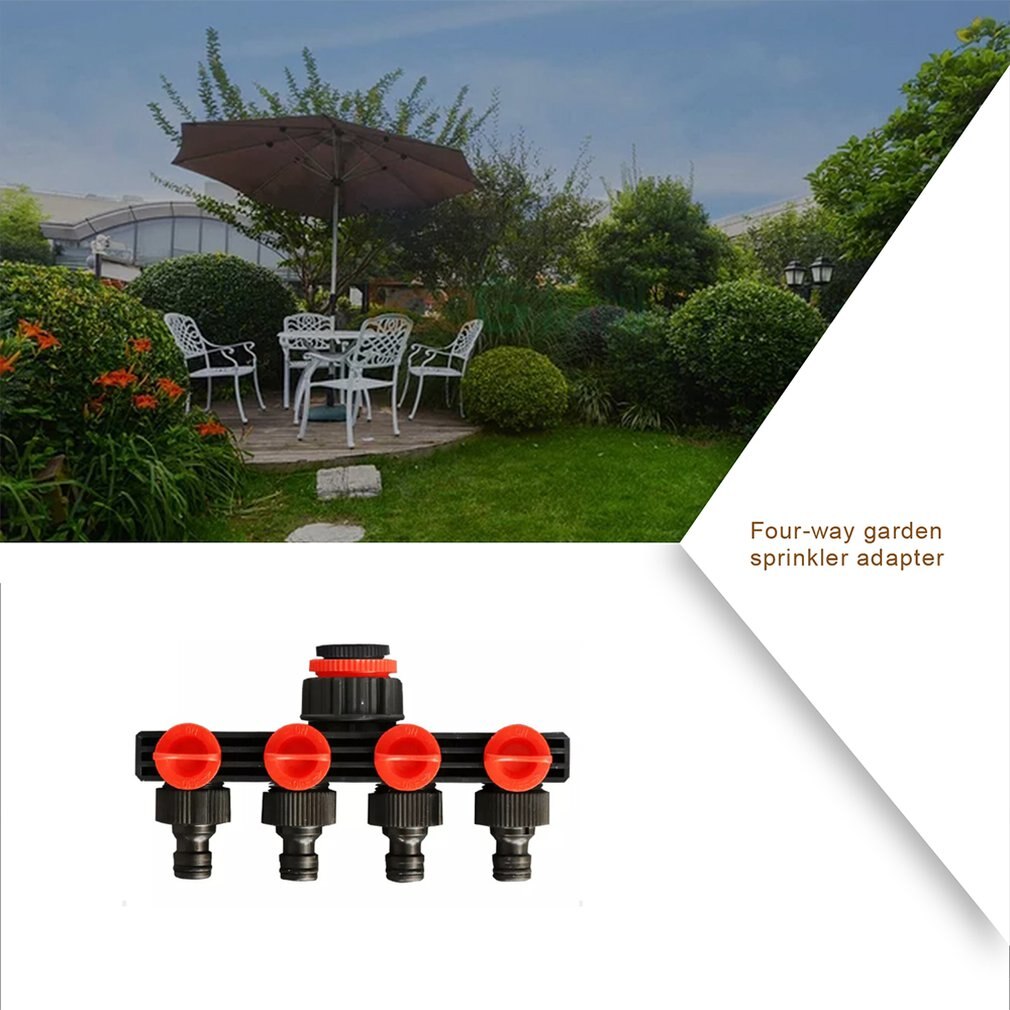 Hose Splitters Drip Garden Irrigation 4-Way Water ... – Grandado