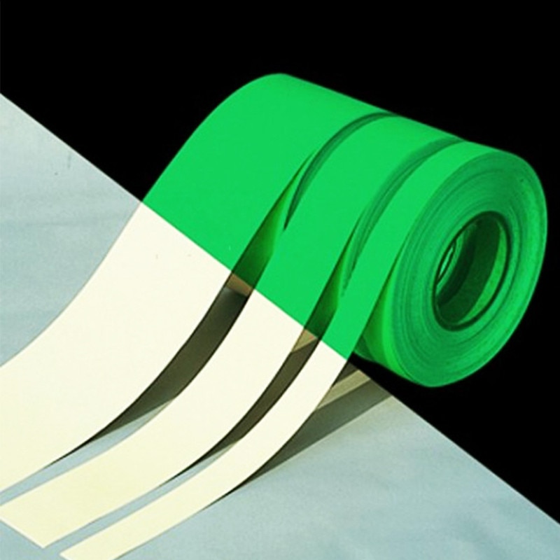 1 cm * 5 M Warning Tape Fluorescent Luminous Stick... – Grandado