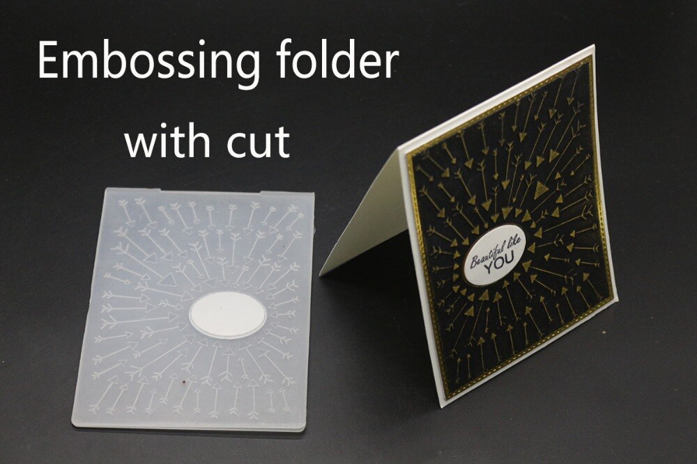 3D Embossing folder with cut Love arrow DIY Paper ... – Grandado