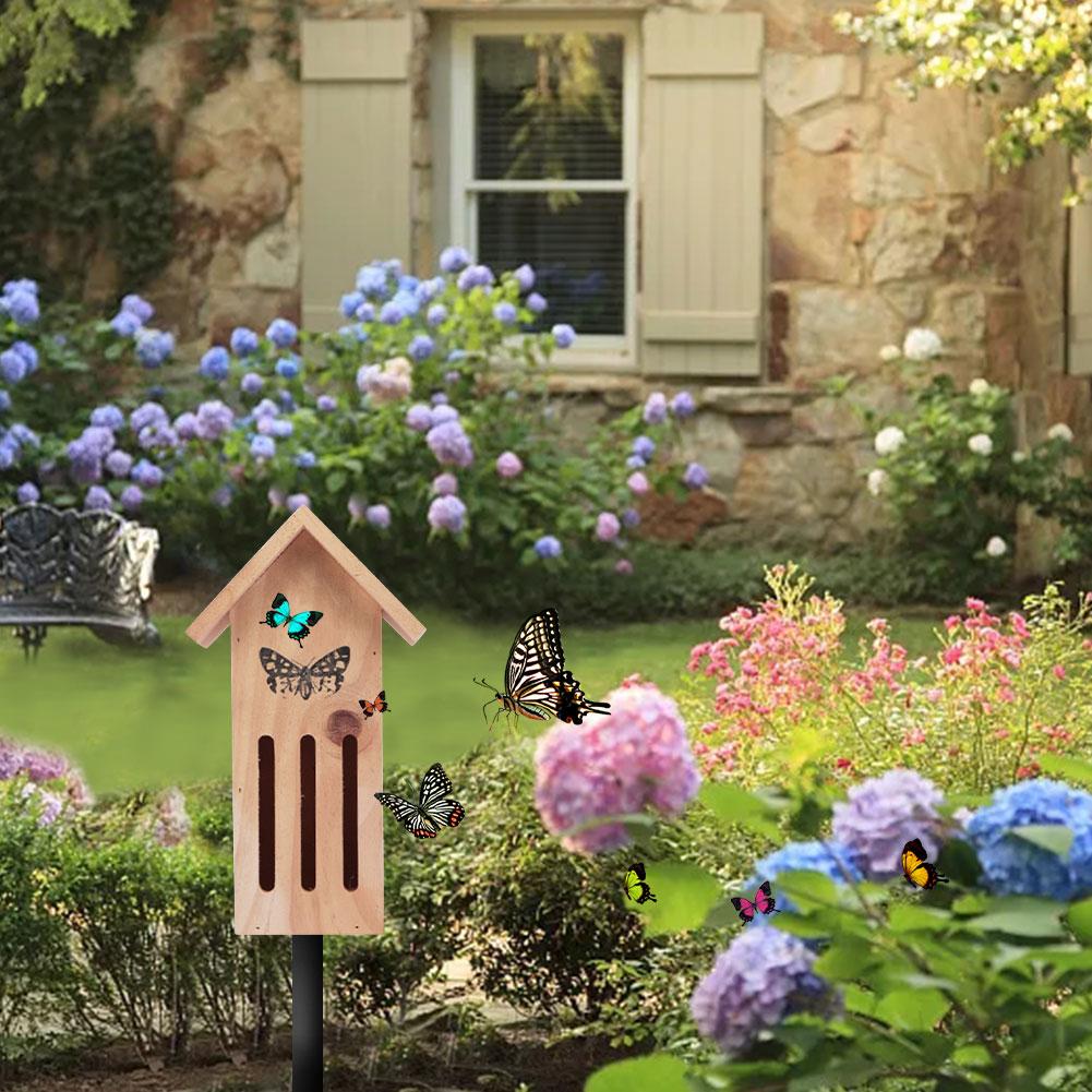 Wooden Insect House Box Insect Feeding Nest Insect... – Grandado