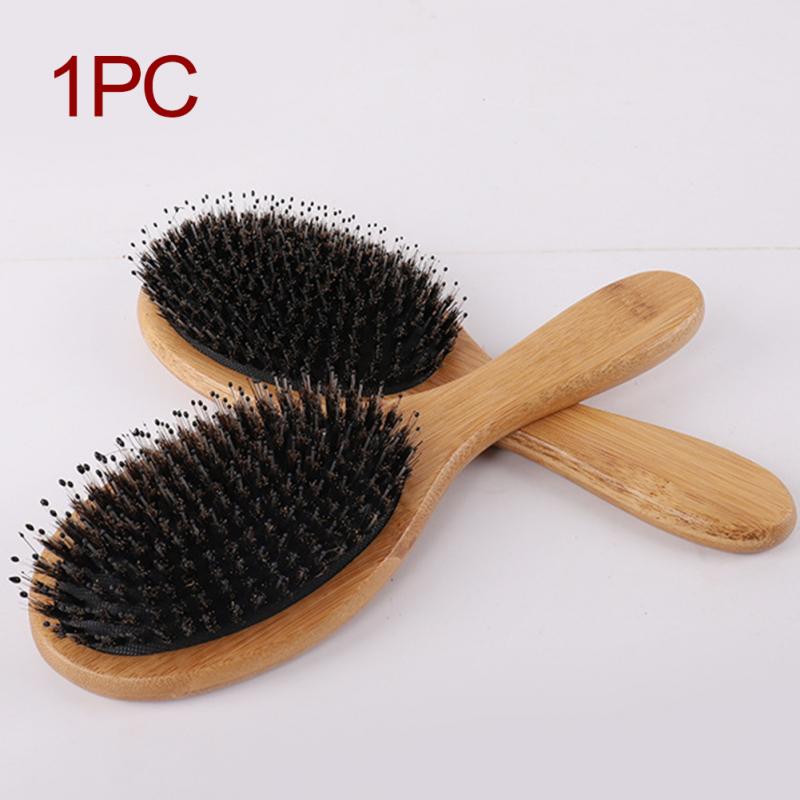 Boar Bristle Anti-Static Portable Massage Hair Bru... – Vicedeal