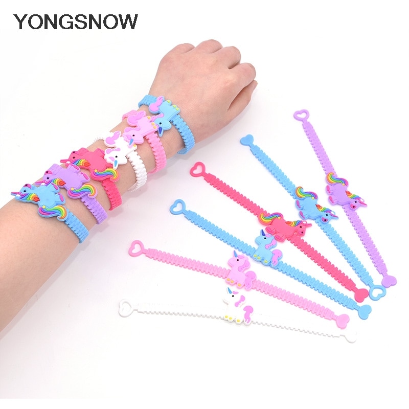 5pcs/lot Animal Unicorn Bracelet Silicone Wristban... – Vicedeal