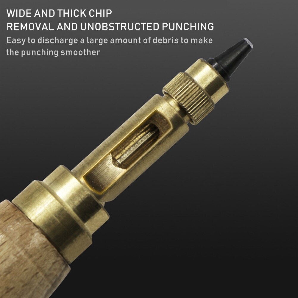 6pcs Tips Belt Screw Hole Punch Leather Tool Book ... – Vicedeal