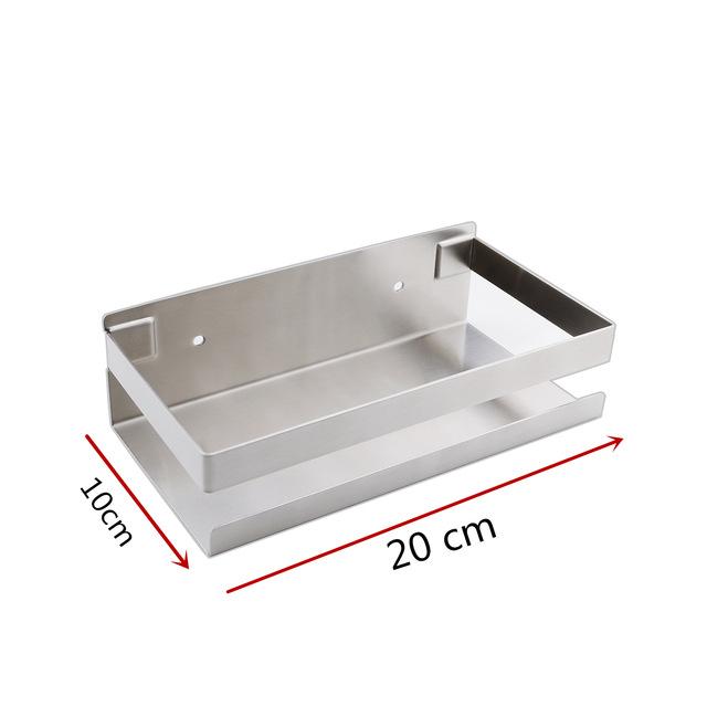 Bathroom Shelf 304 Stainless Steel Shower Rack Cor... – Grandado
