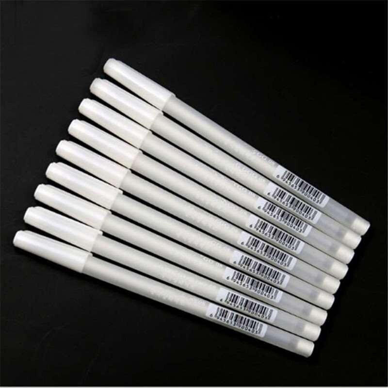 2pcs 0.8MM White Ink Gel Pens Office School Suppli... – Grandado
