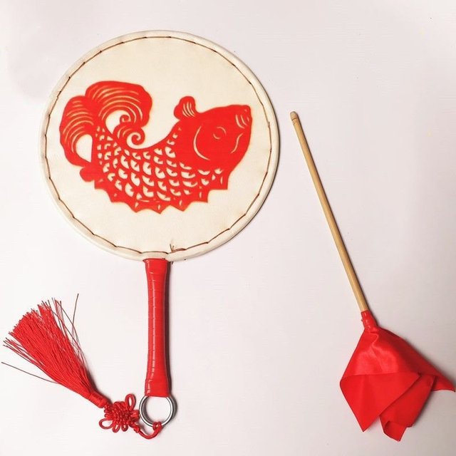 Éventail tambour de 20CM de Style chinois traditio... – Grandado