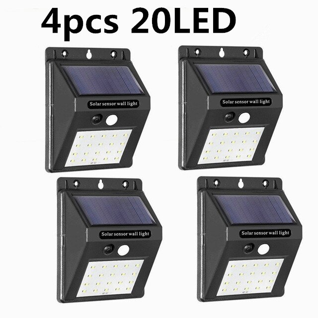 30/100 Led Solar Light Outdoor Solar Lamp Pir Moti... – Grandado