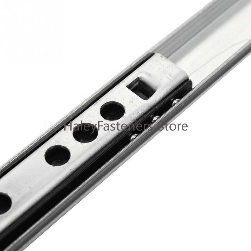 1Pair Drawer Steel Ball Rail Slide Drawer Slide Ba... – Grandado