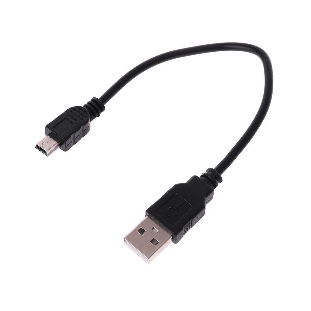 USB 2.0 Short A Male To Mini 5 Pin B Data Cable Co... – Grandado