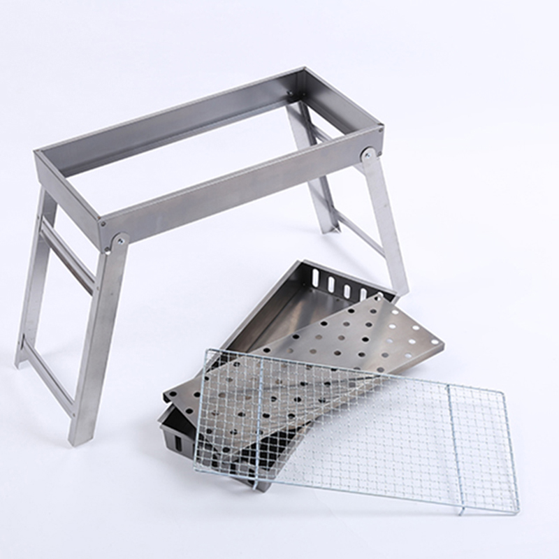 Small BBQ Grill Folding Portable BBQ Outdoor Campi... – Vicedeal