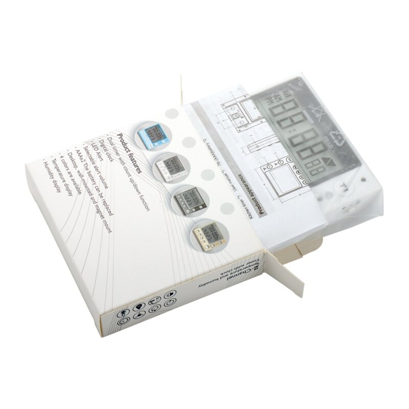 Kitchen Timer Digital Countdown Timer 2 Channel Fl... – Grandado