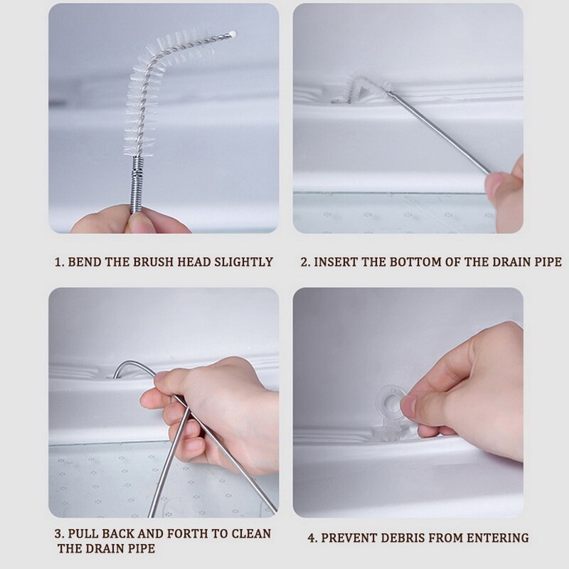 Stainless Steel Refrigerator Drain Dredge Long Fle... – Grandado