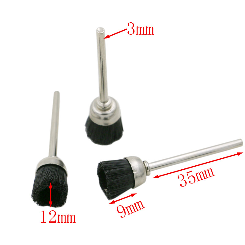 5Pcs 3mm Mandrel Stiff Abrasive Nylon Cup Brush Po... – Vicedeal