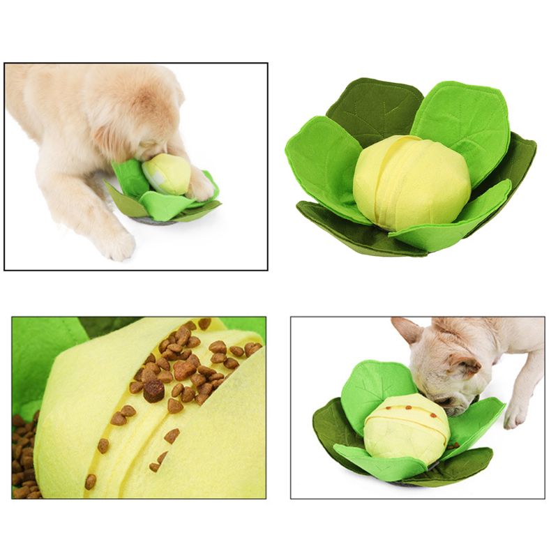Pet Cabbage Snuffle Mat Dog Foraging Mat Training ... – Grandado