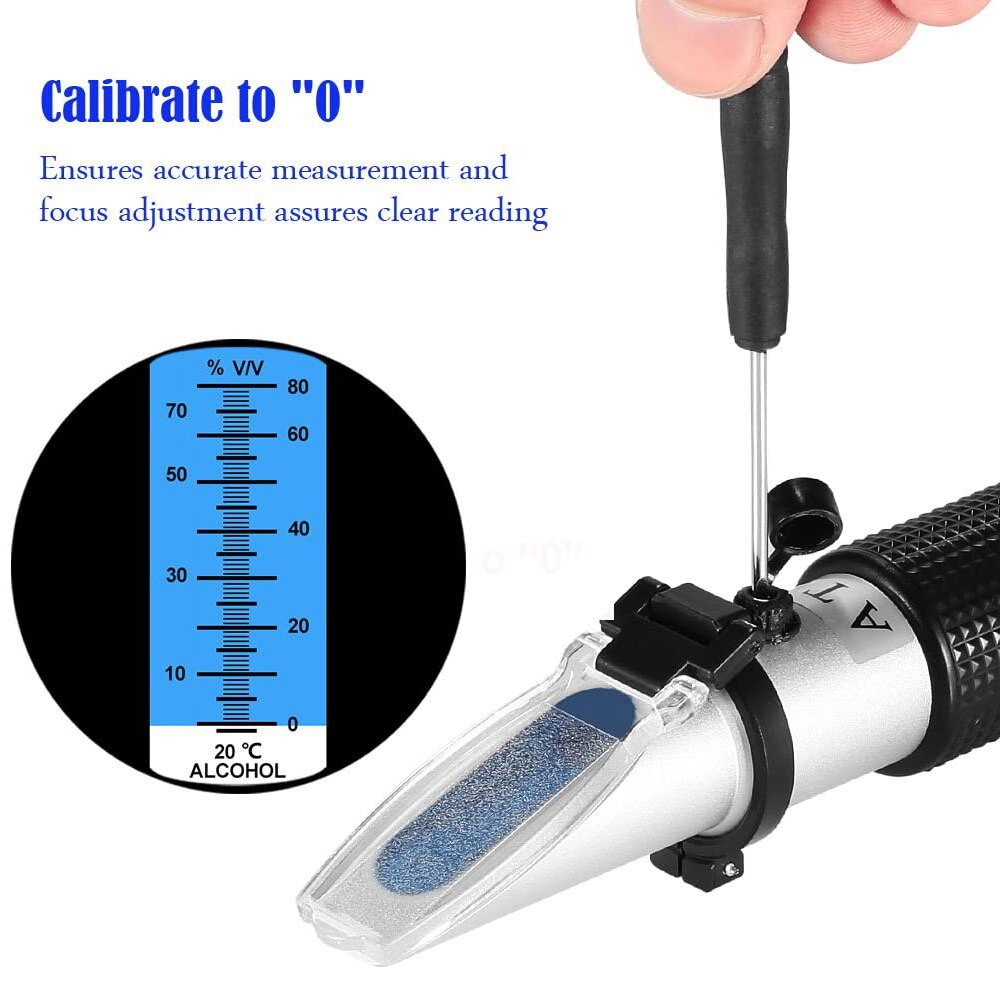 Alcohol Refractometer For Spirit Alcohol Volume Pe... – Grandado