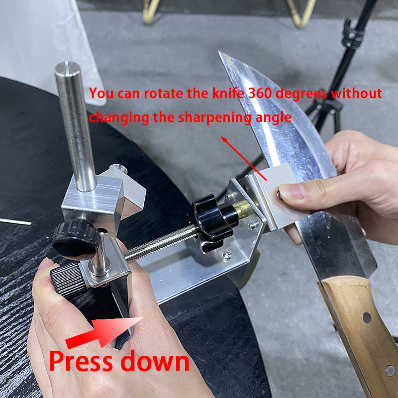 360 Degree Rotary Knife Fixed Angle Sharpener 120-... – Grandado