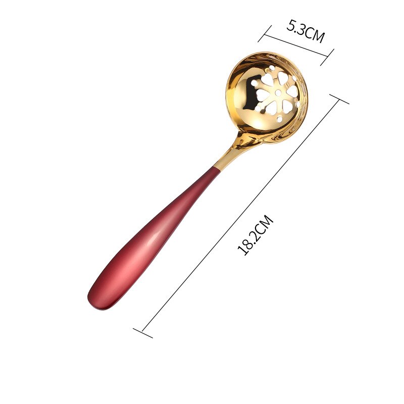 Long Handle Soup Ladle Colander 304 Stainless Stee... – Vicedeal