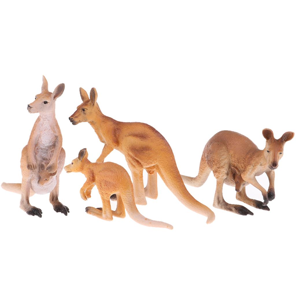 Realistic Animals Model Kangaroo Miniature for Ani... – Grandado