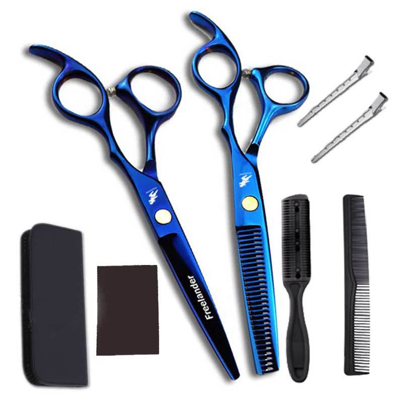 Hairdressing Scissors Set Thinning Scissors Barber... – Grandado