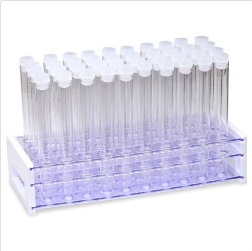 Plastic Test Tube With Cap And Rack 16x100mm 14ml ... – Grandado