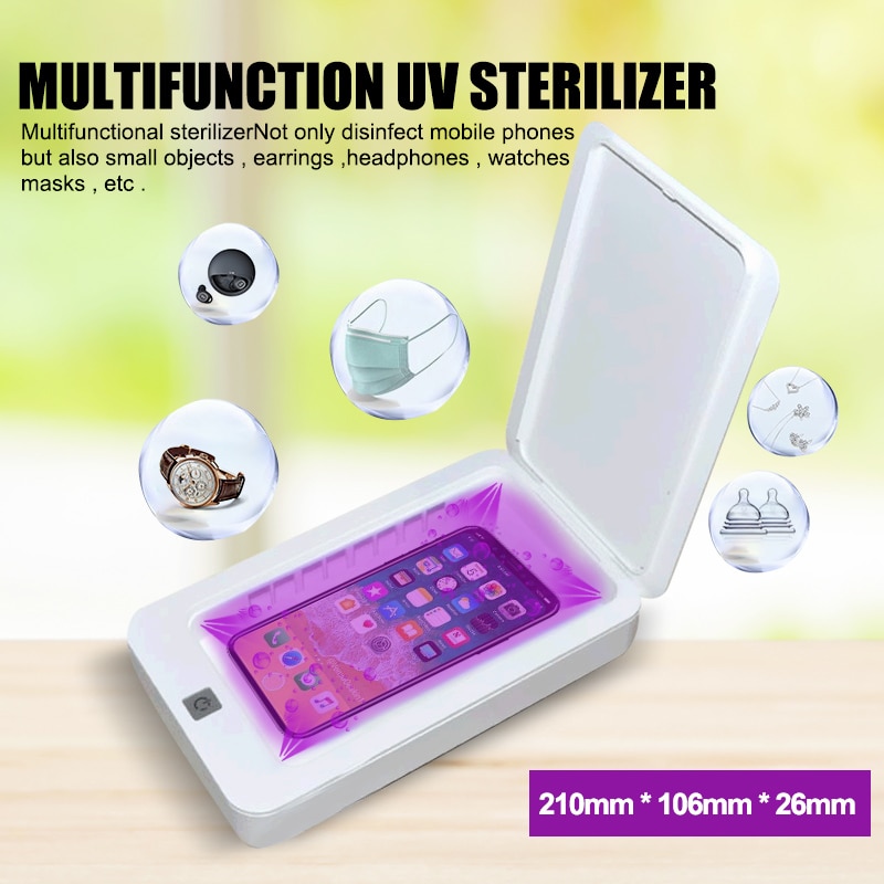 24 hour UV Light Phone Sterilizer Box Nail tools J... – Vicedeal