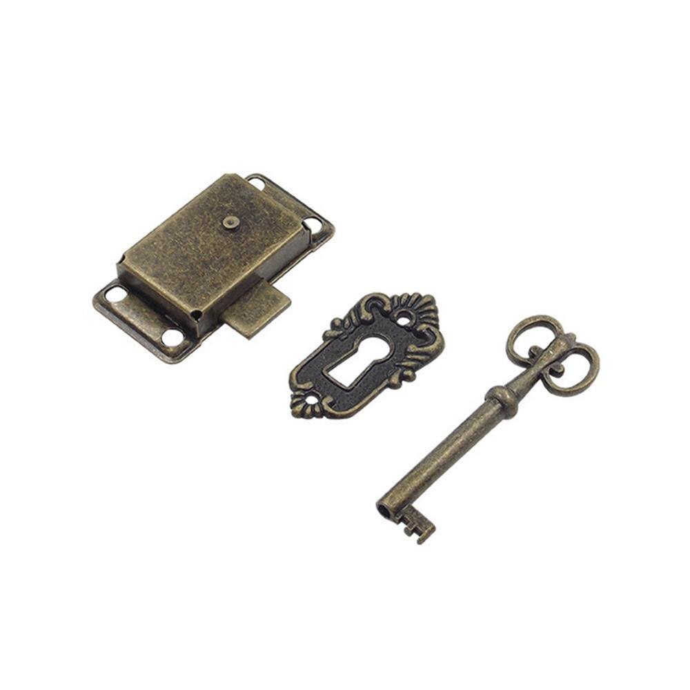 Durable Portable Vintage Antique Style Iron Lock +... – Vicedeal