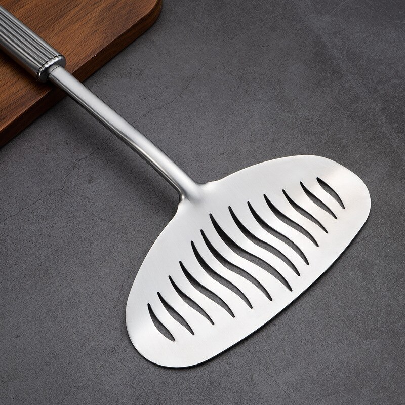 Spatule à fente Extra large en acier inoxydable, u... – Grandado