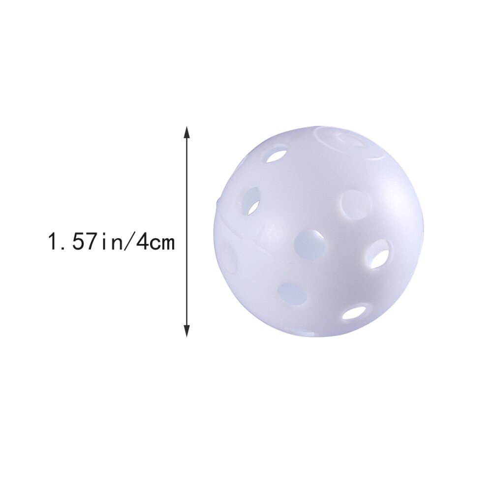 24pcs Air Flow Hollow Balls for Practice (White) – Grandado