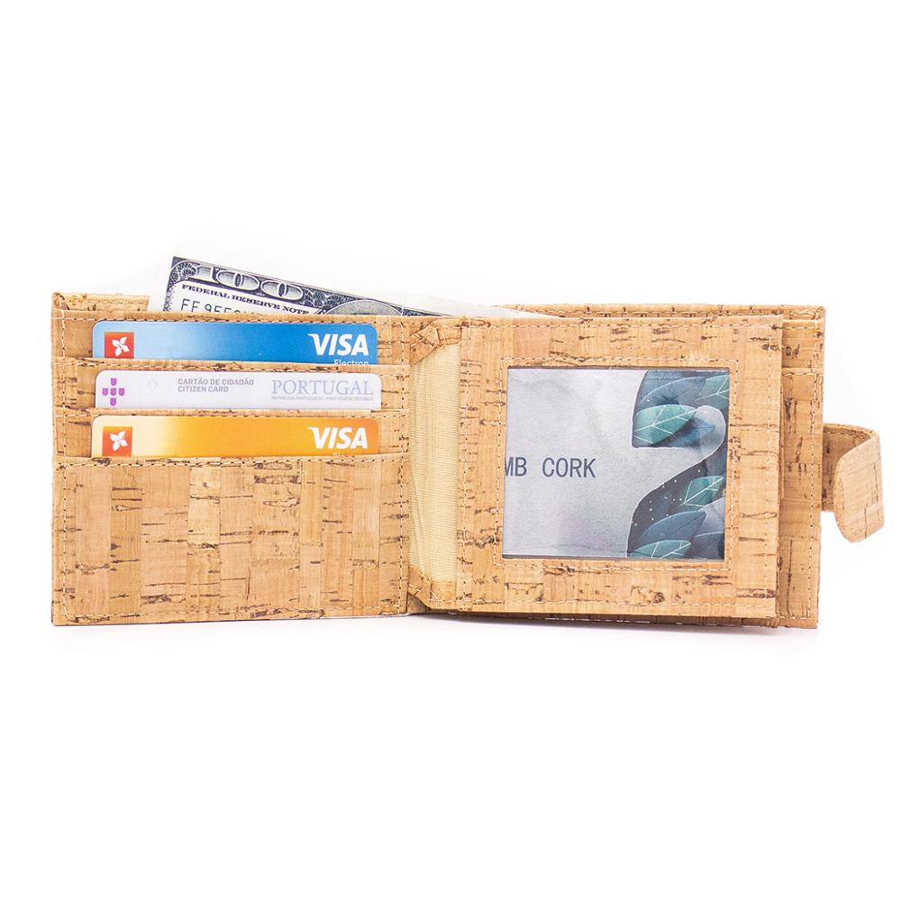 Natural rustic cork wallet for men BAG-610 – Grandado