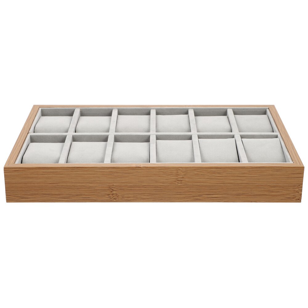 Watch Display Box 12 Grid Wristwatch Storage Case ... – Grandado