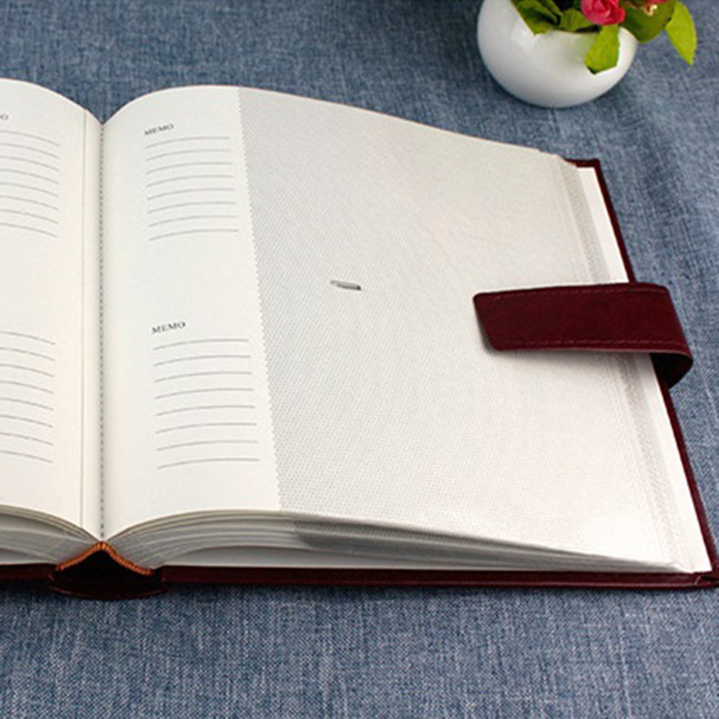 6 Inch Leather Vintage Photo Album 200 Inlay Photo... – Vicedeal