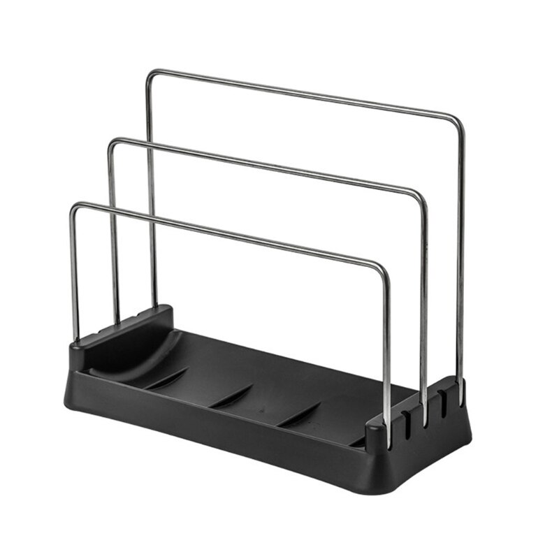 29EF Kitchen Dish Drying Rack Metal Pot Lids Stora... – Grandado