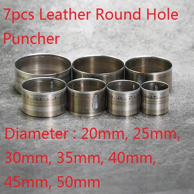 Lederen Vierkante Snijden Ponsen Sterven Set, 7Pcs... – Vicedeal